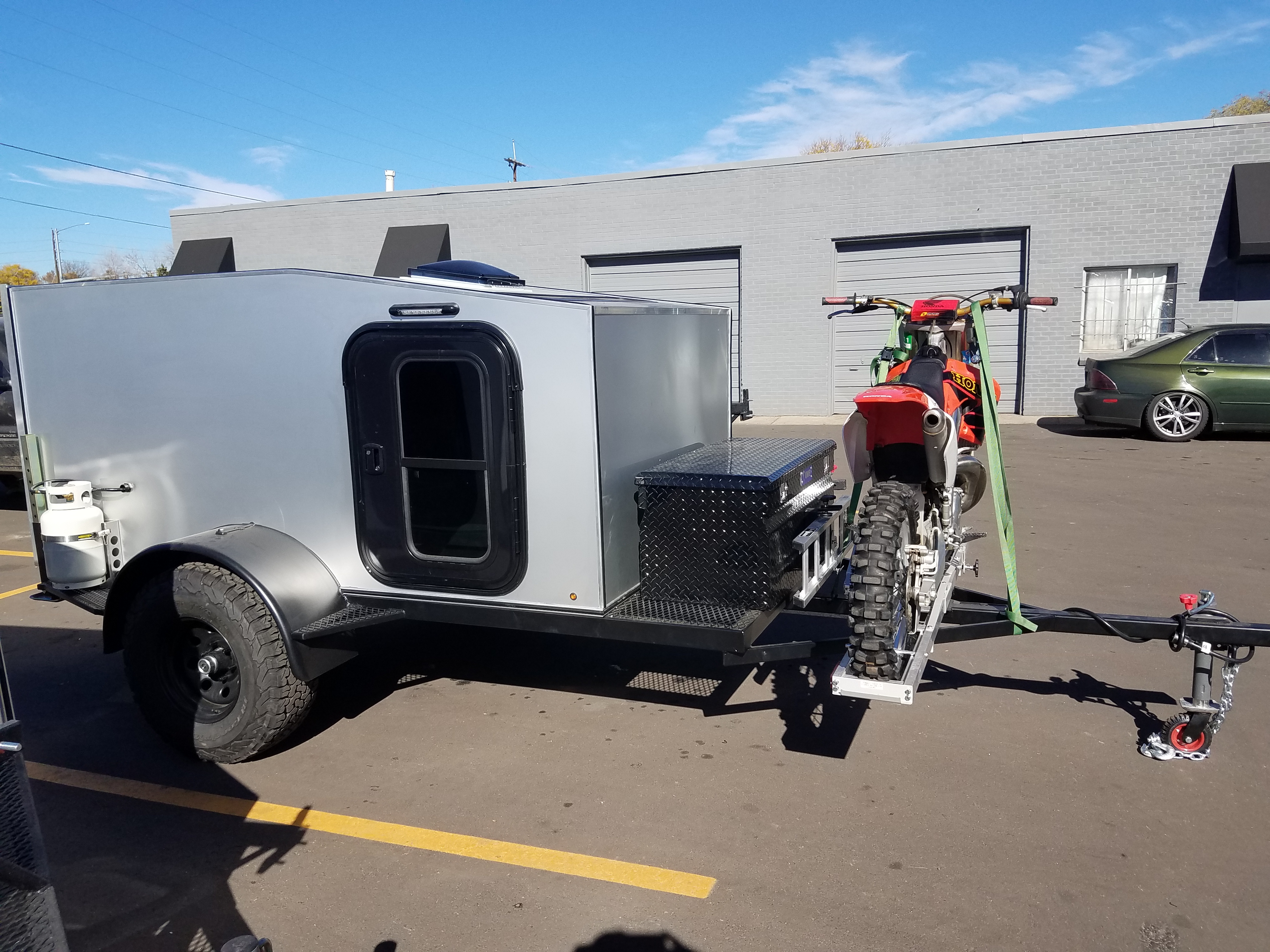 Custom Moto Carrier - Into The Wild Overland | Browse Our Blog | Boreas ...
