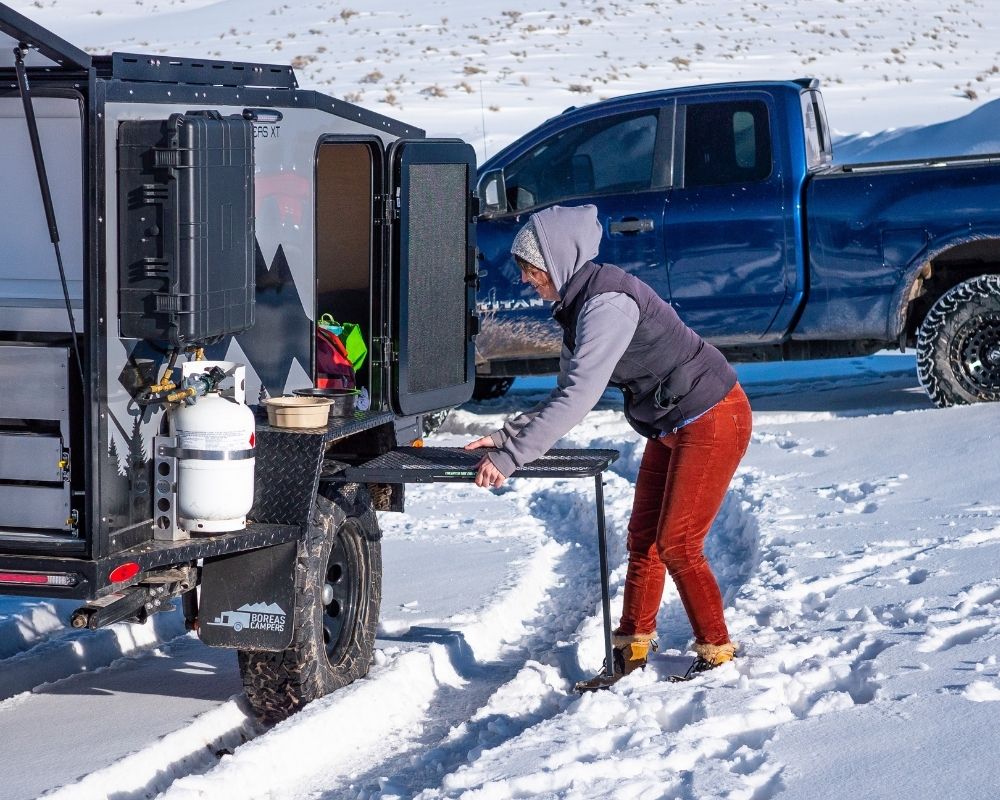 Tailgator Tire Table: a great adventure trailer accessory | Browse Our ...